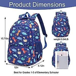 CLUCI Backpack Purse for Women Bundles with Kid's School Backpack for Boys&Girls