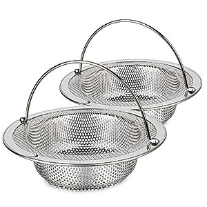 MAEXUS Sink Drain Strainer, Kitchen Sink Strainer, Sink Stopper, Drain Stopper Used to Prevent Clogging of Kitchen Sinks (4.5 Inches in Diameter)