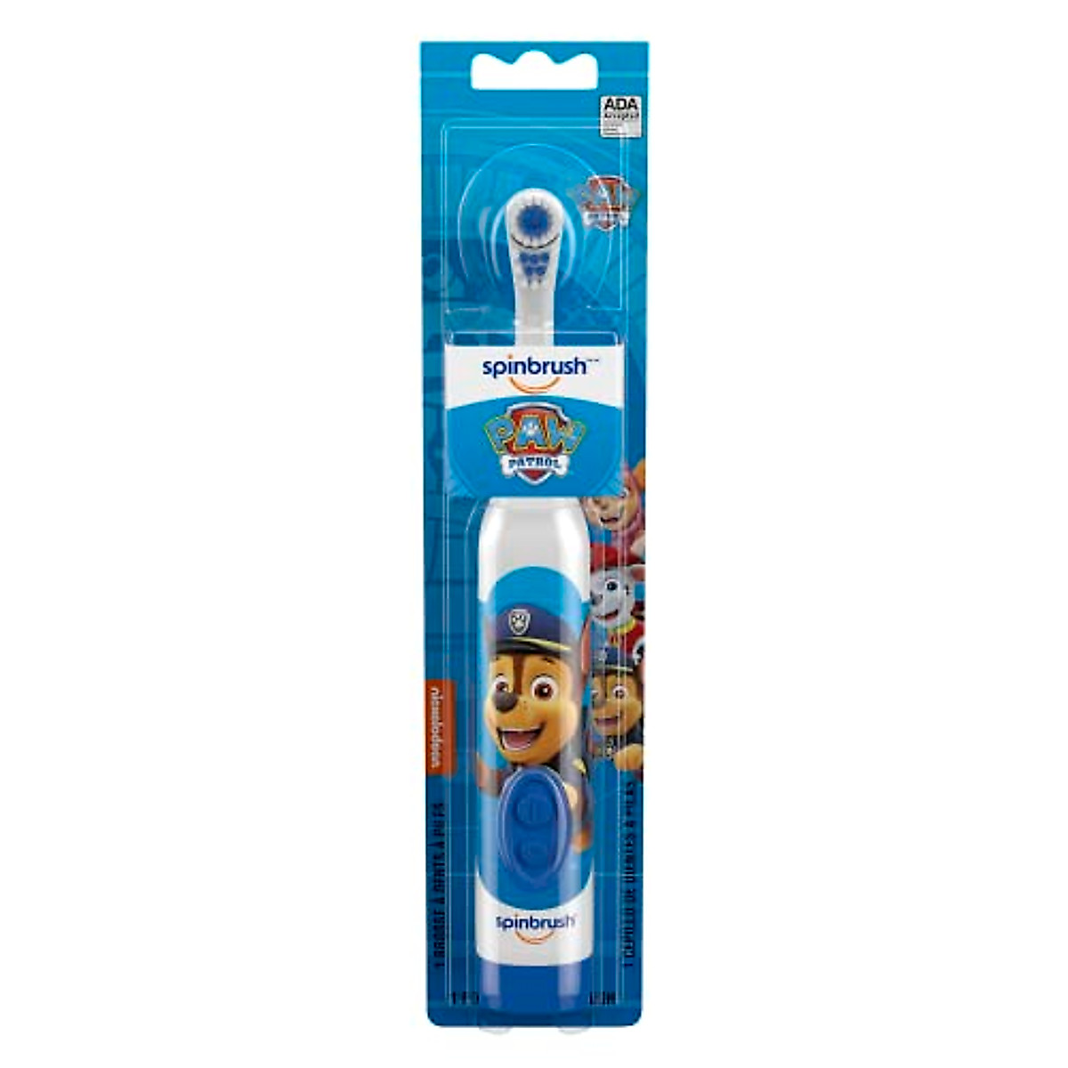 Arm & Hammer Paw Patrol Spinbrush Toothbrush, 1 Count (Pack of 1)