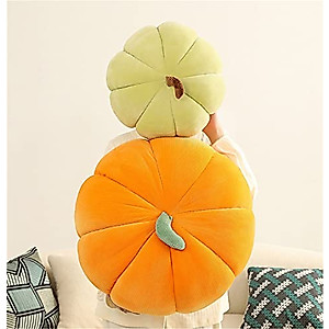 YILANLAN Cute Pumpkin Pillow Decorative Pillow Sofa Pillow Car Pillow Office Cushion (55 cm/21.7 inch, Orange)