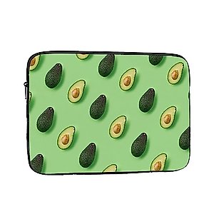 Green Avocados 13 inch Portable Laptop Sleeve Compatible with MacBook Air Notebook Computer Case for Men Women College School Students
