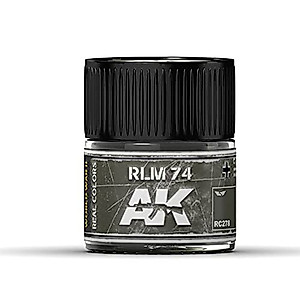 AK Interactive Real Color Air Single Paint Line 10ml - RC206 thru RC284 Color: RLM 74 - RC278