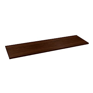 Knape & Vogt 5/8 in. H x 10 in. W x 36 in. D Espresso Particle Board Shelf