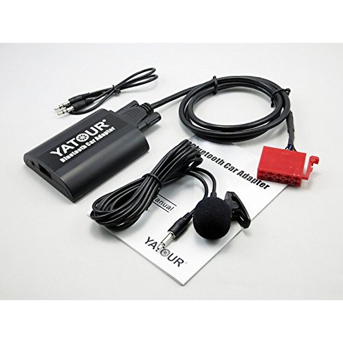 MB Car Bluetoot-h Adapter, Digital Car Stereo Aux Interface with Charging 3.5mm Music Input Port for All Model 1994-1998, B C CL CLS E S SL SLK SLS Class W203 W209 W202(BTA-MB)