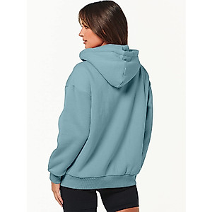 ANRABESS Womens Zip Up Hoodies Long Sleeve Oversized Sweatshirts Fleece Y2K Jacket Pockets 2024 Fall Outfits Fashion Clothes Lake Small