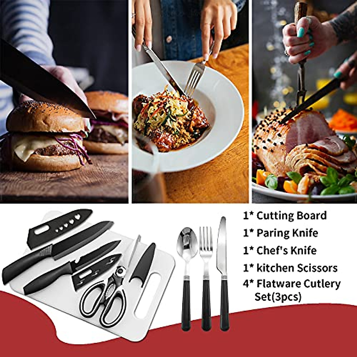 Portable Camping Kitchen Utensil Set-27 Piece Cookware Kit, Stainless Steel Outdoor Cooking and Grilling Utensil Organizer Travel Set Perfect for Travel, Picnics, RVs, Camping, BBQs, Parties and More
