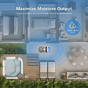 Funmit WF813 Humidifier Filter Replacement for Equate EQWF813 PCWF813 RCM832 RWF813 EQ-2119-UL Cool Mist Humidifiers Wick Filters 4 Pack