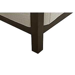 Amazon Brand – Stone & Beam Chesler Contemporary Sofa Couch with Wood Trim, 88"W, Cream