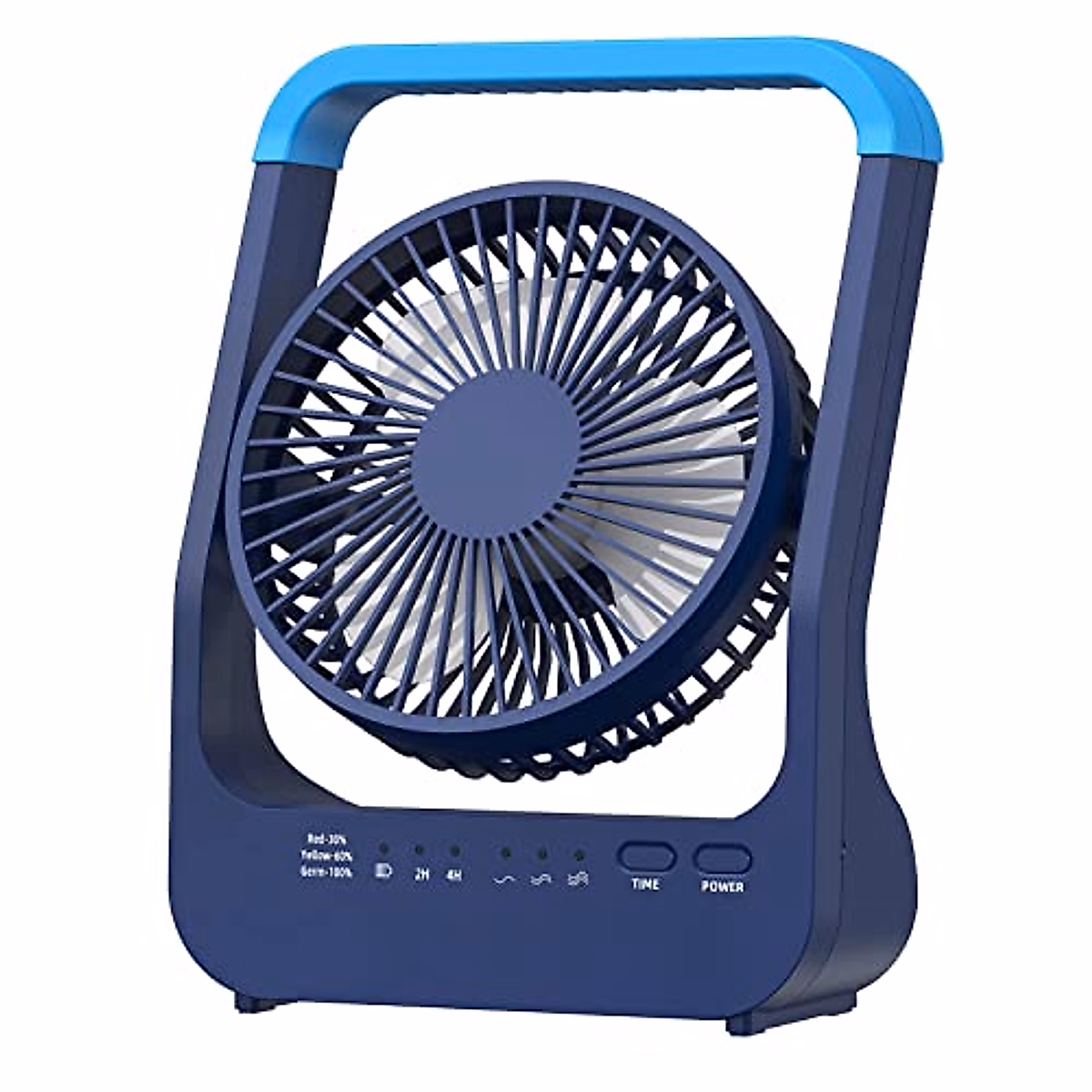 Rechargeable Battery Powered Fan, 20000 mAh Personal Desk Fan, Portable USB Table Fan, Timer Off Quiet Desk Fan,Long Working Time, Desktop Fan for Study,Bedroom,Office,Camping