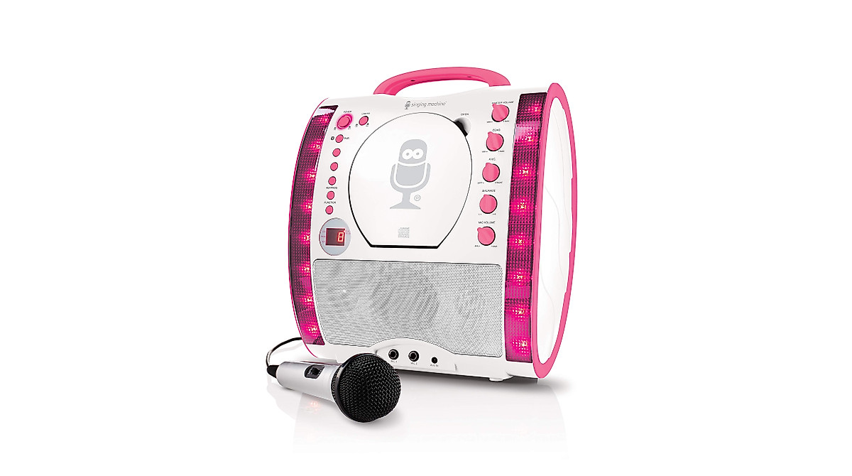 Singing Machine SML343BTP Karaoke System with Bluetooth