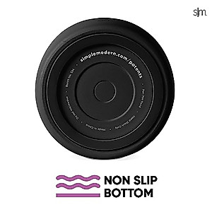 Simple Modern Vacuum Insulated Ice Bucket with Lid and Scoop | For Cocktail, Champagne, Wine, Beer, & Hosting | Stainless Steel 100oz Capacity for Large Parties | Rocks Collection | Midnight Black