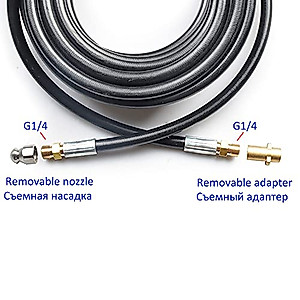 Practical Garden Tools 10m Sewer Drain Water Cleaning Hose，Pipe Cleaner Kit，High Pressure Washer， (Color : for Karcher K)