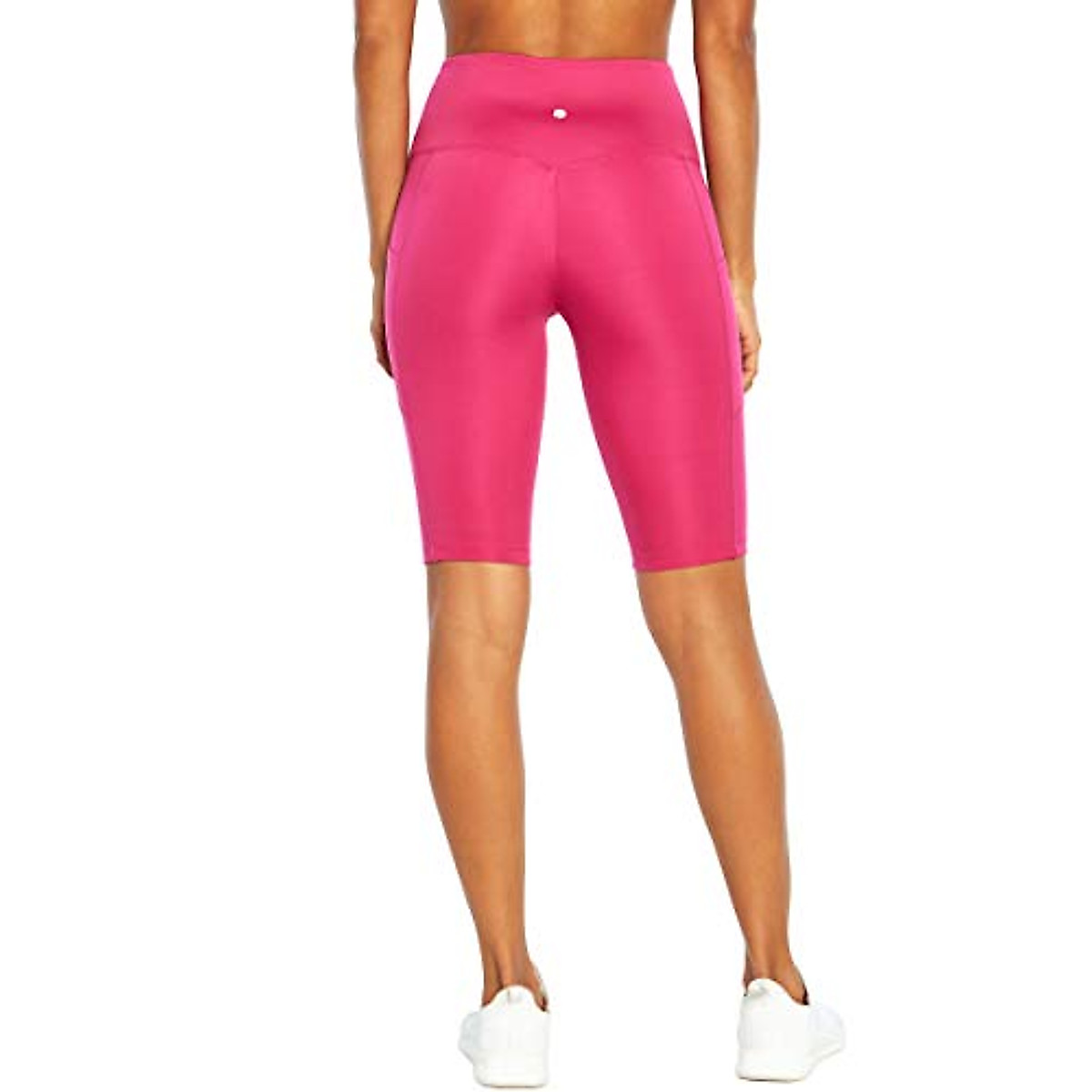 Bally Total Fitness Fiona Pocket Tummy Control 11" Bermuda Short, Fuchsia Red, Medium