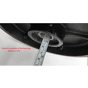 Pallet Jack/Truck Wheels Set (8 pcs) Steer Wheels 7.5" x 2" and Load Wheels 3"x3.75" with Bearings ID 20mm Nylon and Entry/Exit Rollers and Protective Caps