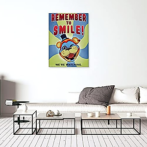 LuxBay Canvas Posters, FF Merch Security Bug Unframed Wall Art Print For Home, Office, Dorm Decoration 12 X 18 Inch