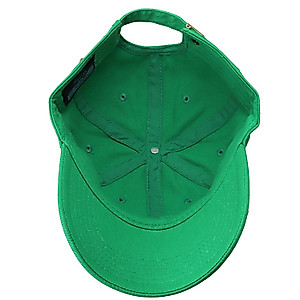 Falari Classic Baseball Cap Dad Hat 100% Cotton Soft Adjustable Size Kelly Green