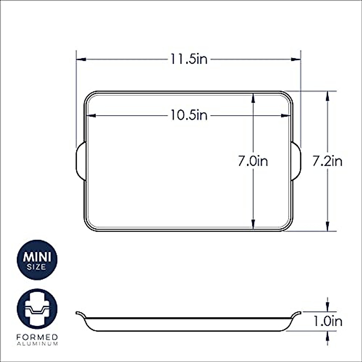 Nordic Ware, Mini Griddle, Black
