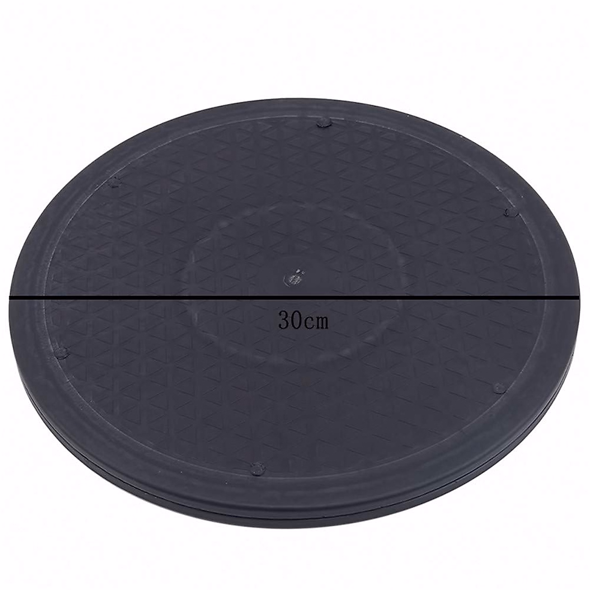 Flybloom Black 30cm Clay Plastic Pottery Turntable Pottery Wheel Rotate Turntable Swivel Pottery Turntable Rotary Plate