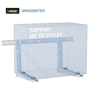 Mini Split Wall Mounting Bracket for 9000-36000BTU Ductless Air Conditioner Outdoor Universal Heat Pump System Support up to 330 lbs