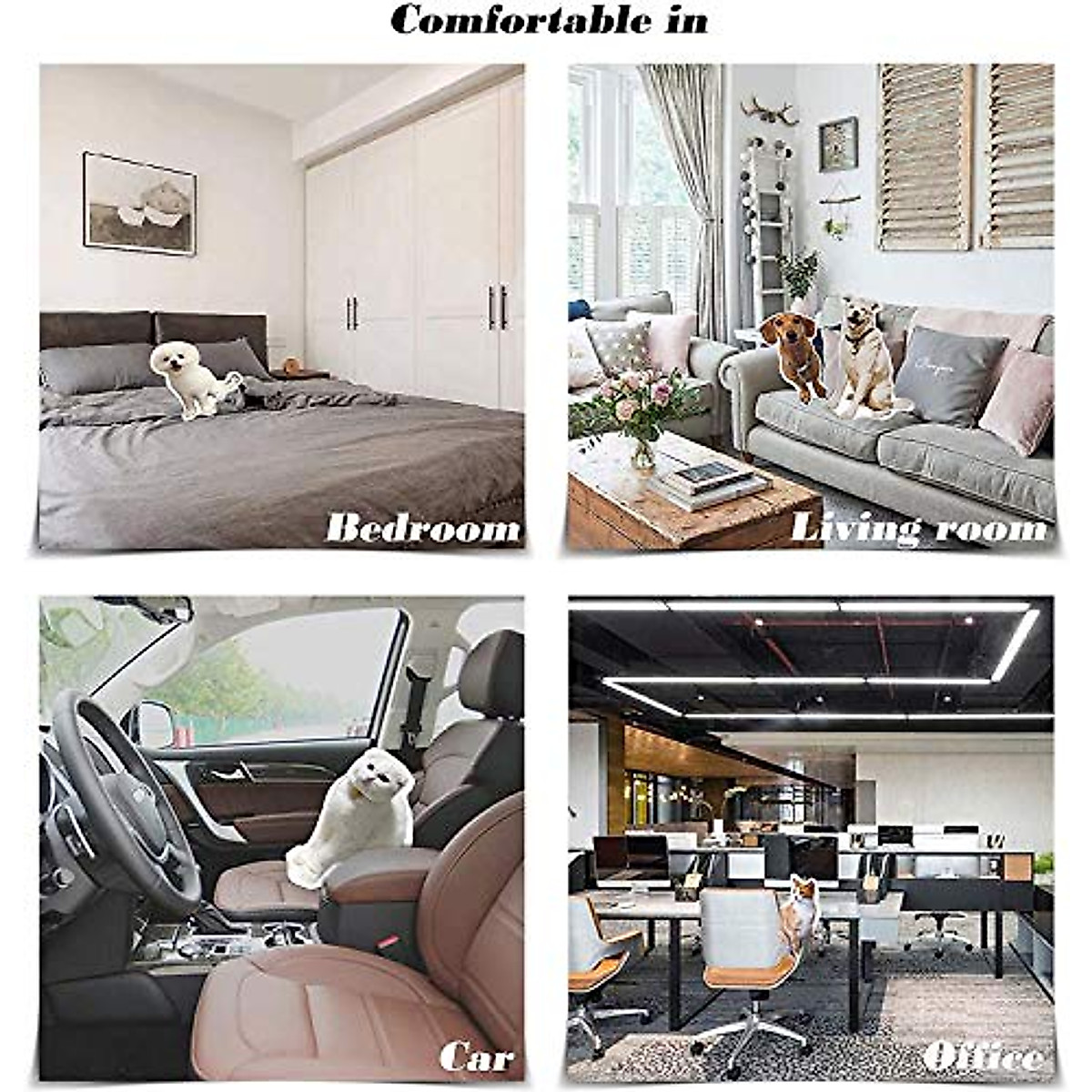 LolyishB Customized Pillow, Personalized Pet Dog Cat Pillow for Distinct Gift, Thanksgiving, Valentine's Day, Halloween, 12"