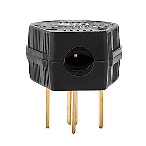 NEMA 14-50P 50A 125/250V Straight Blade Four Pin US Plug Four Holes Plug for Generator Dryer RV