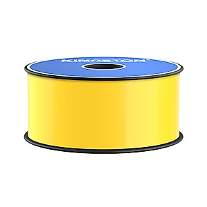 Premium Vinyl Label Tape for DuraLabel, LabelTac, VnM SignMaker, SafetyPro, Viscom and Others, Yellow, 2" x 150'