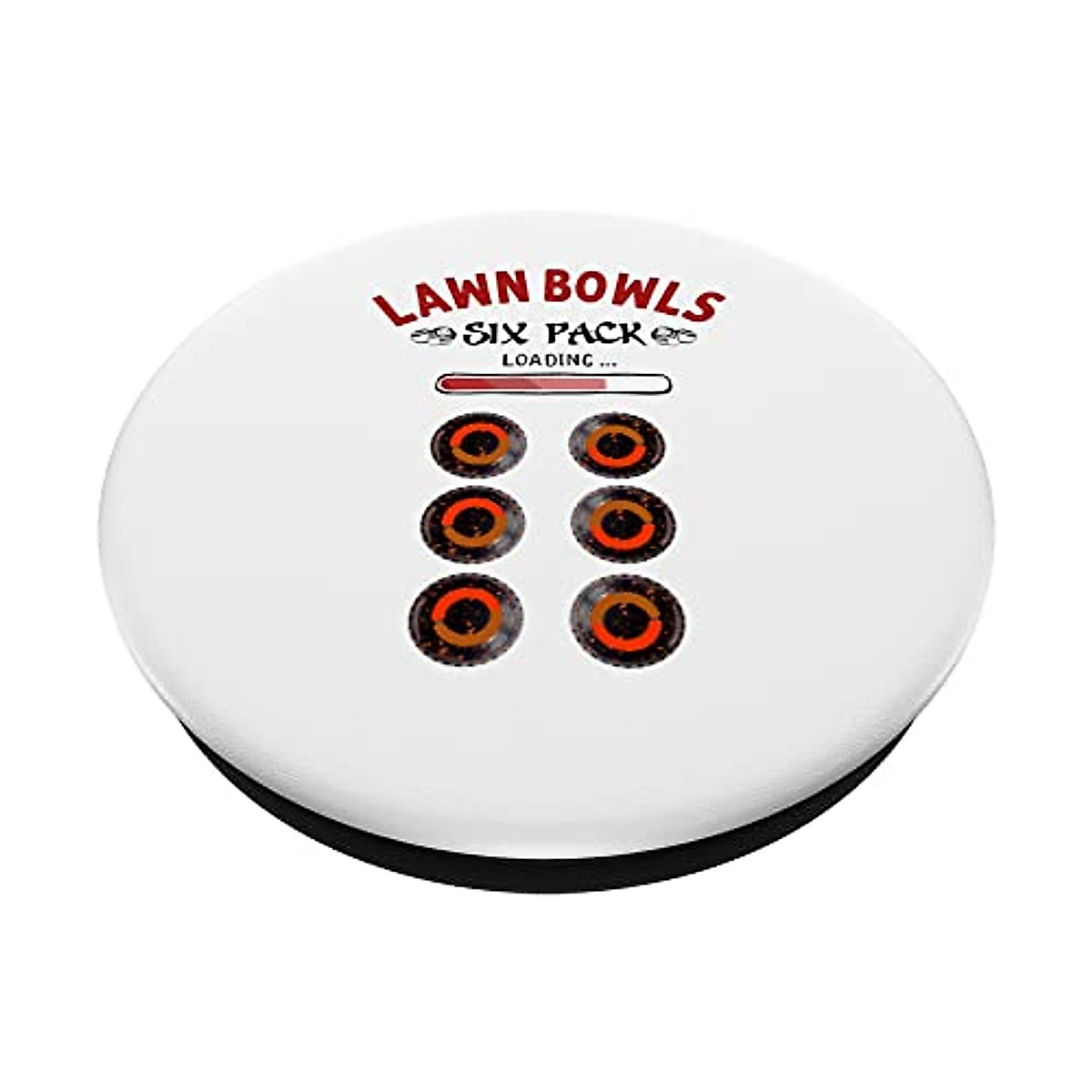 Funny Lawn Bowls Six Pack Idea For Women & Lawn Bowling PopSockets Swappable PopGrip