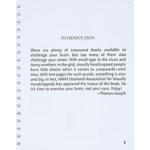 Large Print Crosswords #1