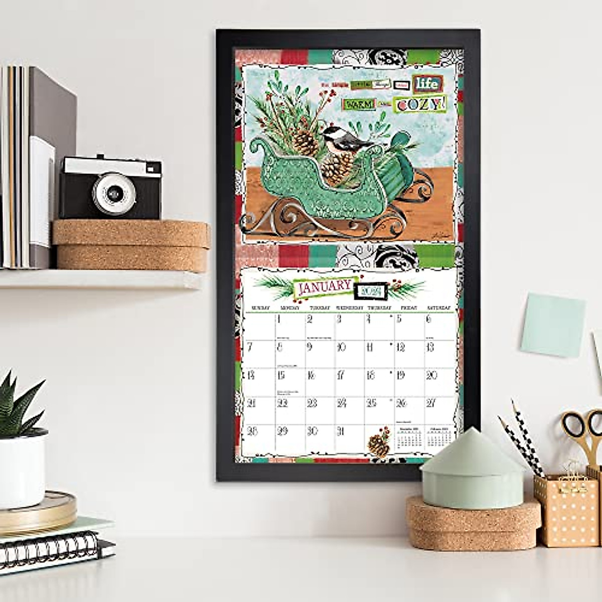LANG Happy Life 2024 Wall Calendar (24991001982)