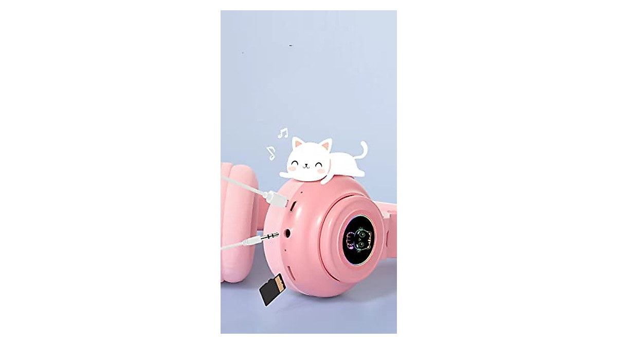 Cute Cat Ears Bluetooth Headset for Gaming & Music