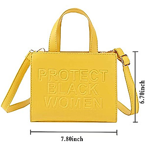 Qiayime Protect Black Women Purse And Handbag Designer Ladies Fashion Top Handle Satchel Shoulder Tote Crossbody Bag (yellow)