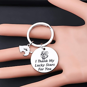 FOTAP I Thank My Lucky Stars For You Keychain (Lucky Stars Keychain)