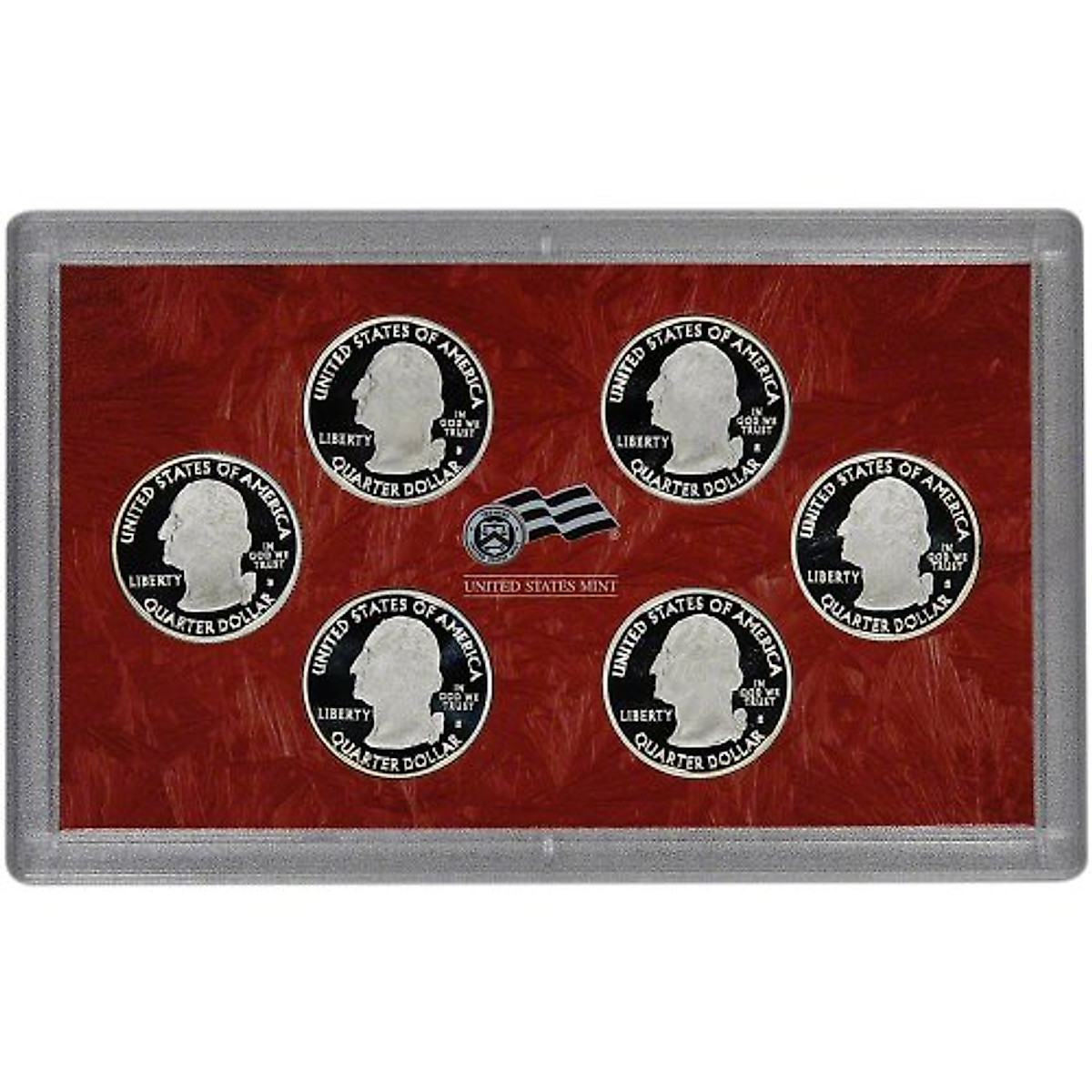 2009 S US Mint Quarters Silver Proof Set OGP