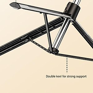 Cell Phone Tripod Stand, Extendable 3 Color Temperature Cell Phone Selfie Stick Tripod for Travel