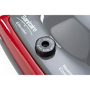 Sanitaire EUKSC679J Commercial Shake Out Bag Upright Vacuum Cleaner with 5 Amp Motor, 12" Cleaning Path,Red