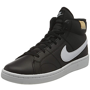 Nike Men's Sneaker Tennis Shoe, Black White Onyx, 40 EU
