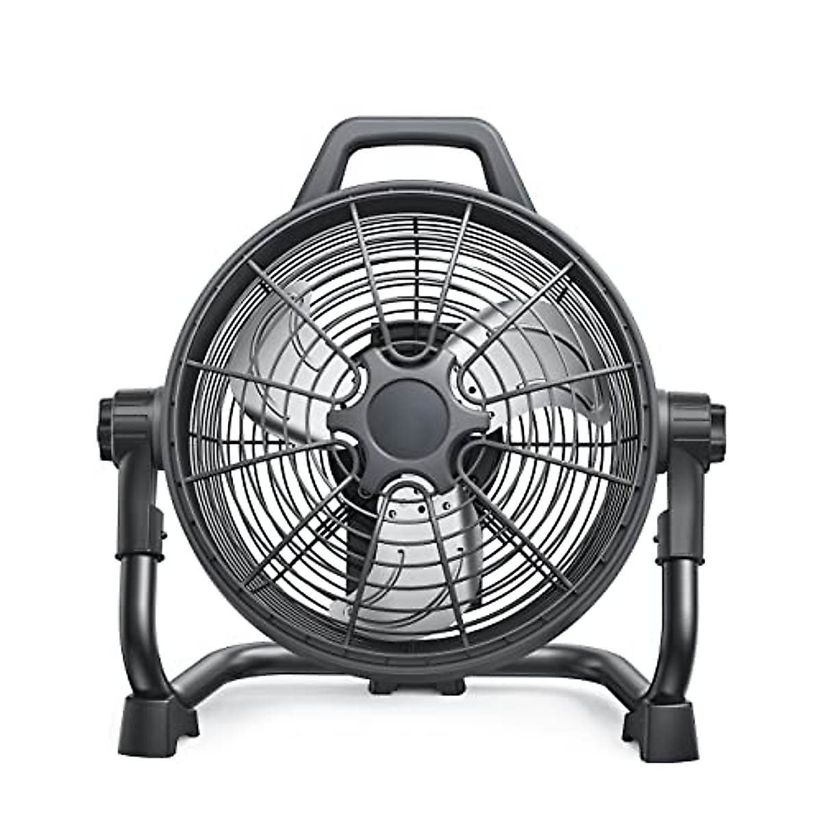 Battery-operated Fan, 15750mAh Battery Rechargeable Fan Industrial Cordless Fan Waterproof, 1700 CFM Airflow, Stepless Speed Control 220° Adjustable Head Portable Outdoor Fans Patios Bedroom