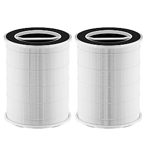 CHAMONNY P200S/G200S Filter Replcement, Compatible with Ganiza G200S/G200 and Welov P200S/P200 Pro Air Purifier, 3-in-1 H13 True HEPA Filter and Pre-Filter, 2 Pack