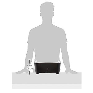 Umbra Tub Dish Drying Rack – Lightweight Self-Draining Dish Rack for Kitchen Sink and Counter at Home, RV or Motorhome, Smoke