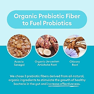 Physician's CHOICE Probiotics 60 Billion CFU - 10 Diverse Strains Plus Organic Prebiotic, Designed for Overall Digestive Health and Supports Occasional Constipation, Diarrhea, Gas & Bloating