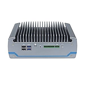 HUNSN Fanless Industrial Computer, Mini PC, I5 6200U, Windows 11/ Linux Ubuntu, IX06, 4PIN Phoenix, 10PIN GPIO Phoenix, HDMI, VGA, 2 x LAN, 6 x COM, 2 x SIM Slot, 9 to 36V, 16G RAM, 512G SSD