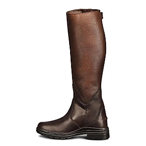 Ovation Women's Comfortable Stylish Equestrian Horse Riding Tall Full-Grain Leather Moorland II Highrider Boot, Brown, 10