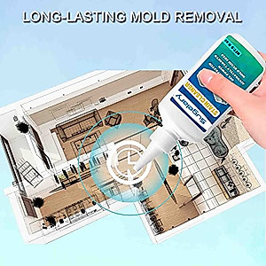 Mold Remover Gel, Household Washing Machine Cleaner for Washing Machine, Refrigerator Strips, Grout Cleaner Best for Home Sink, Kitchen, Showers(1Pack)