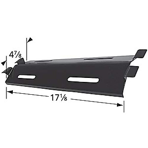 Music City Metals 93281 Porcelain Steel Heat Plate Replacement for Gas Grill Models Grill Chef BIG-8116 and Sams ST1017-012939