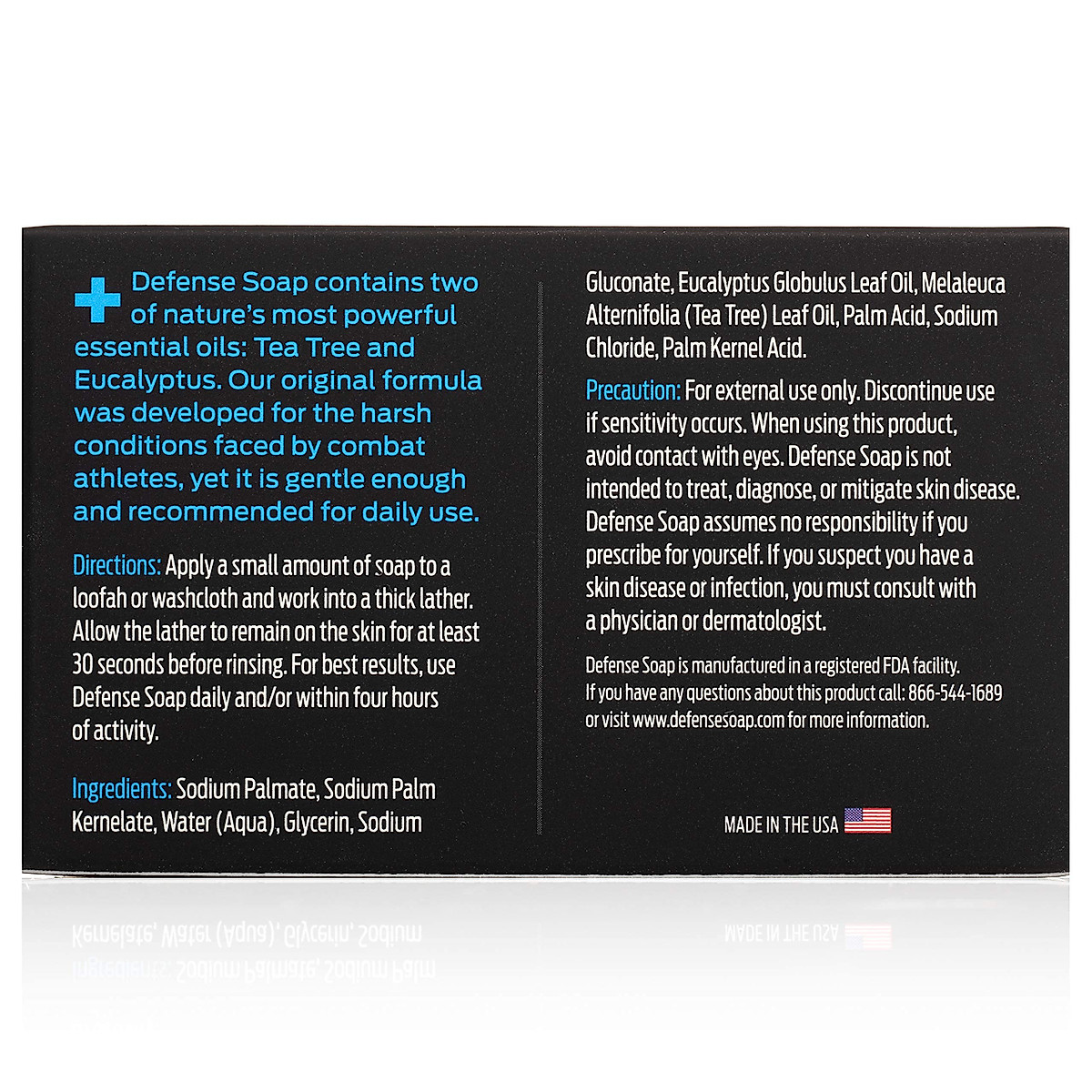 Defense Soap 5pk All Natural Tea Tree Bar Soap for Men | Made by Wrestlers with Tea Tree Oil & Eucalyptus Oil to Promote Healthy Skin