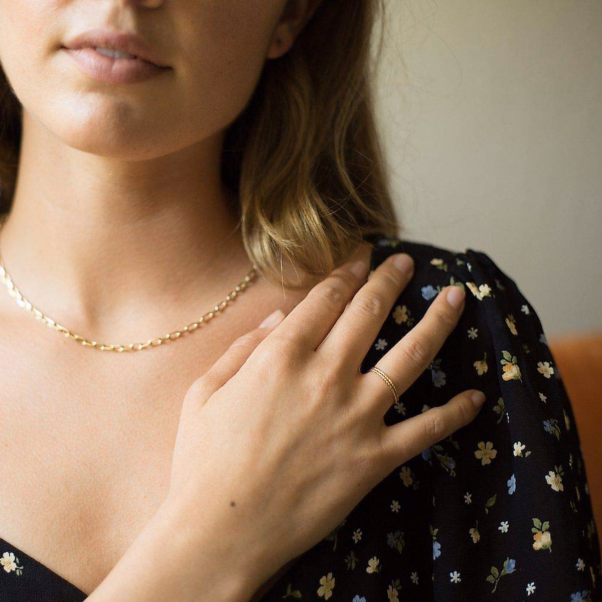 Honeycat Skinny Twist Rope Ring Duo Set in Gold, Rose Gold, or Silver | Minimalist, Delicate Jewelry (Rose Gold, 6)