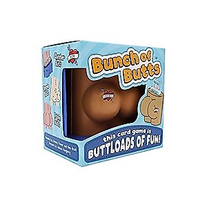 Bunch of Butts Card Game- Fast Paced, Funny Family Game, Easy to Learn, Portable &Travel Friendly for Any Occasion, Includes Card Holder & 71 Cards, 2 to 8 Players, 10 to 15 Min Play Time, Ages 7+