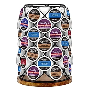 Keurig 5000351185 K-Cup Whirl Carousel Coffee Pod holder, 49, Black