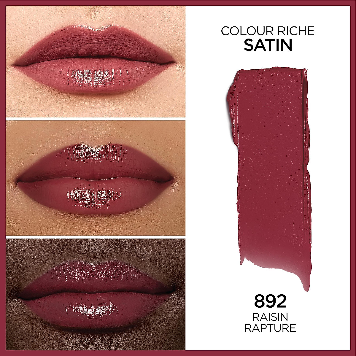 L'Oreal Paris Colour Riche Lipcolour, Raisin Rapture, 1 Count