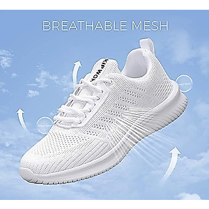 K KIP WOK Walking Shoes Women Fashion Rainbow Sneakers Tennis Shoes Lightweight Travel Artistic Leopard (White2,7B(M) US)